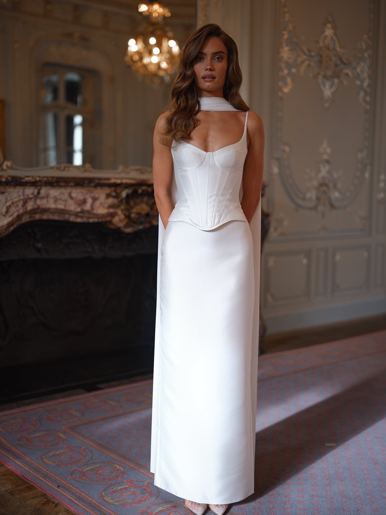 PENELOPE DOUBLE SATIN GOWN – Rosie Etienne
